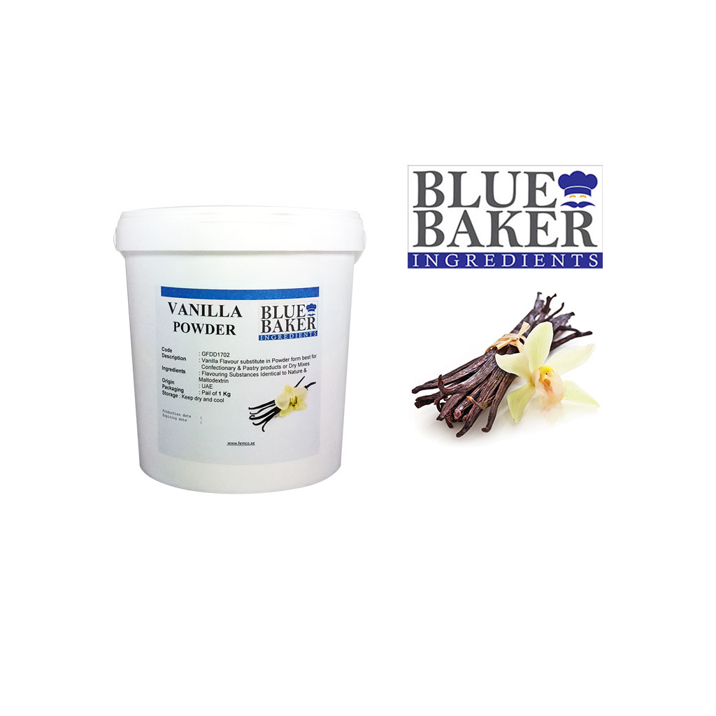 Vanilla Powder Flavour Pail of 1kg – Falcon's Eye Marketing L.L.C