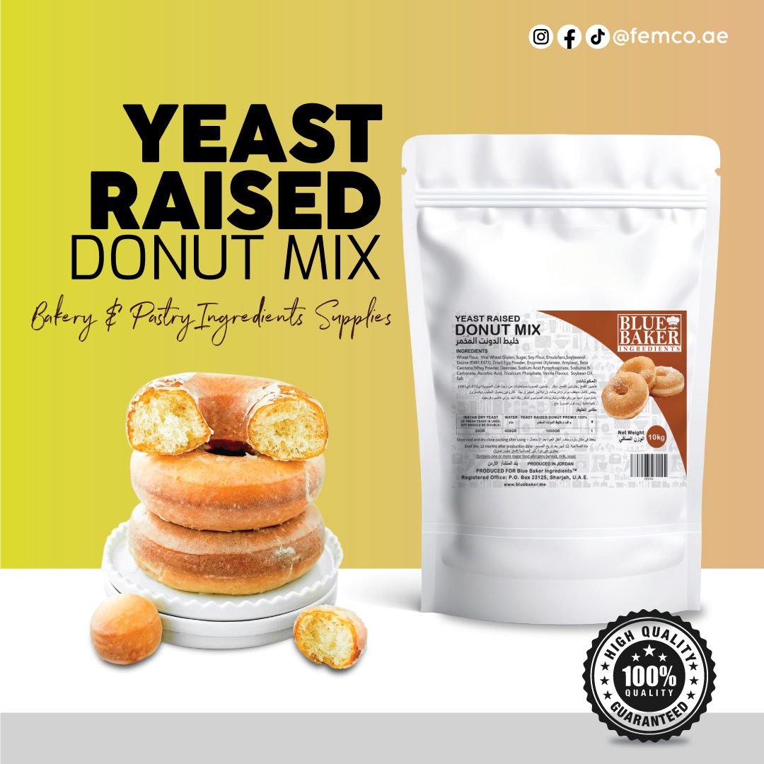 Yeast Raised donut mix 10Kg – Falcons Eye Marketing L.L.C