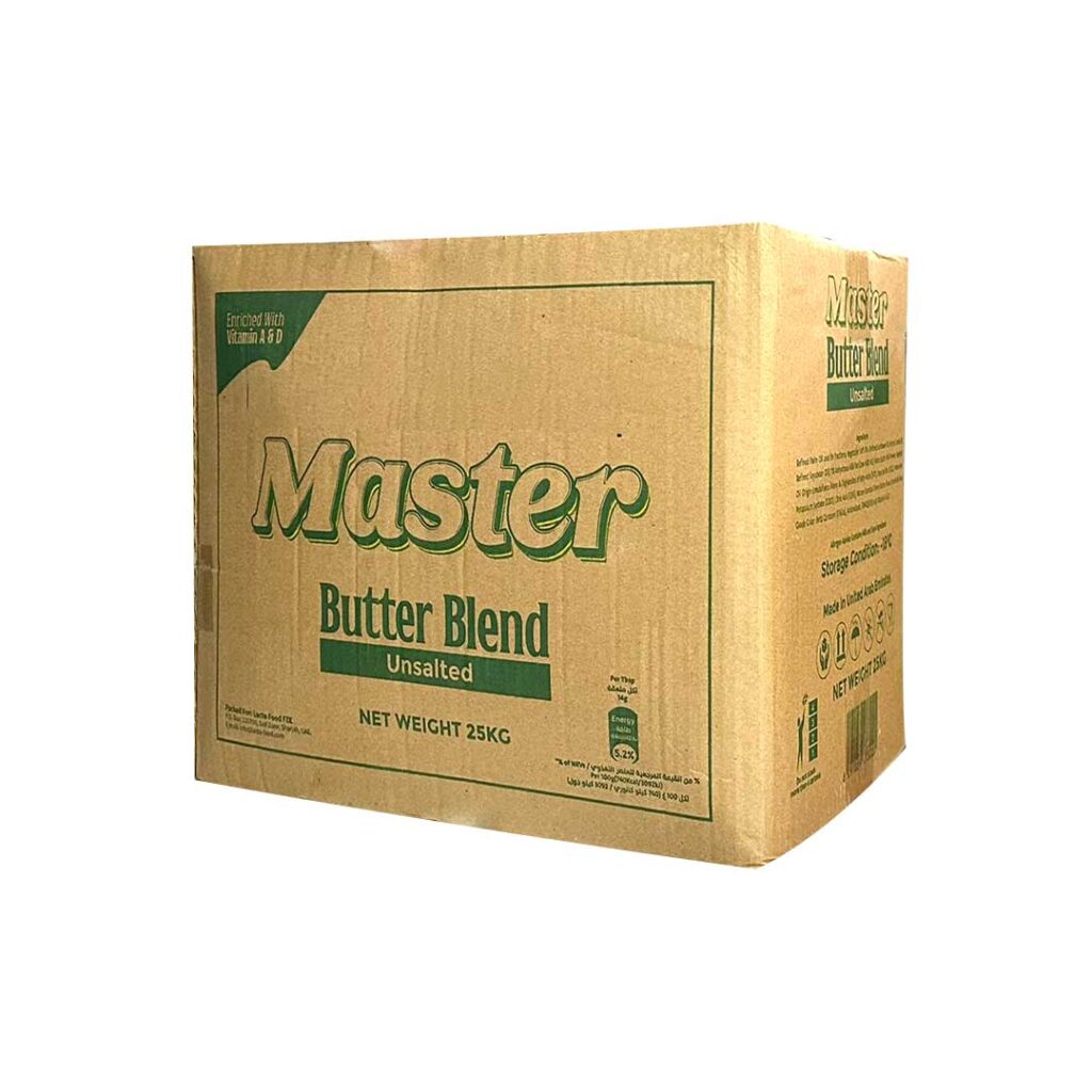 Buy Master Blended Butter 25kgs Baking Ingredient | Femco